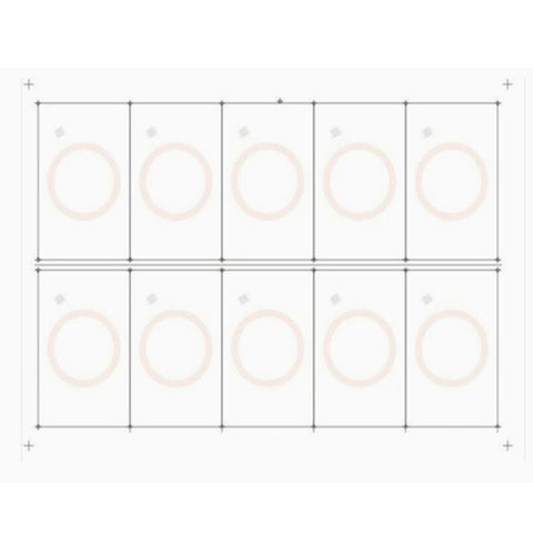 A4 Sheets Layout RFID F08 Inlay / PreLam sheet for IC Cards - Hotel ...