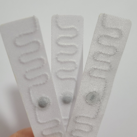 18000-6C Washable Soft Flexible Textile UHF rfid laundry tag Linen and ...